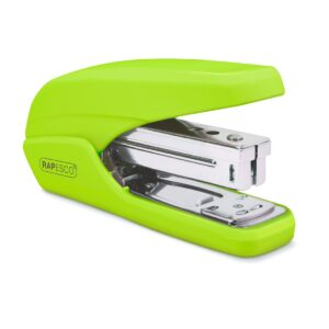 rapesco x5-25ps less effort stapler, 25-sheet capacity - green (1395)