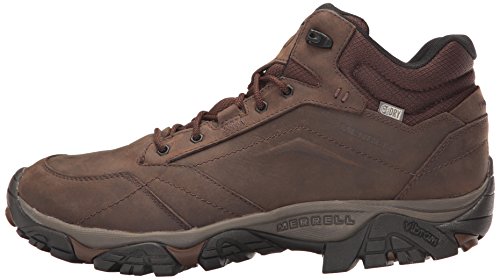 Merrell Men's Moab Adventure Mid Waterproof Hiking Boot, Dark Earth 9.5 Wide