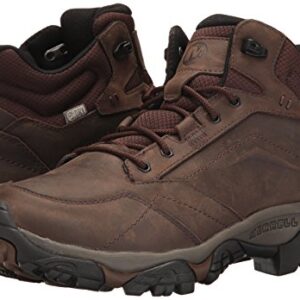 Merrell Men's Moab Adventure Mid Waterproof Hiking Boot, Dark Earth 9.5 Wide