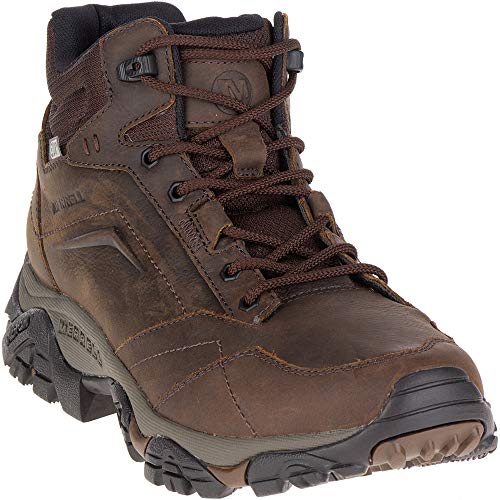 Merrell Men's Moab Adventure Mid Waterproof Hiking Boot, Dark Earth 9.5 Wide