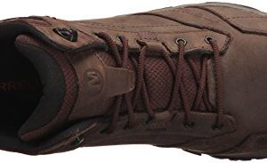 Merrell Men's Moab Adventure Mid Waterproof Hiking Boot, Dark Earth 9.5 Wide