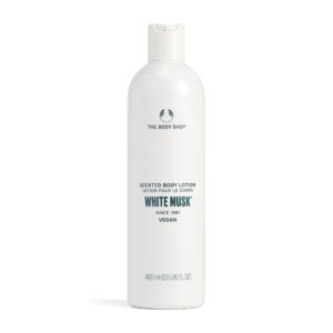 the body shop white musk smooth satin body lotion, 13.5 fl oz