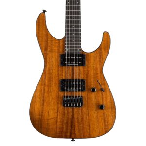 esp ltd m-1000ht electric guitar, natural gloss