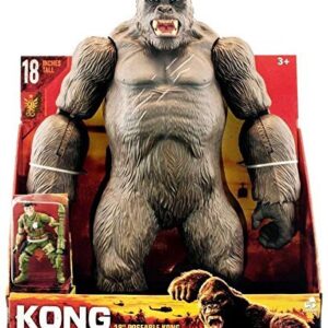 Lanard Kong Skull Island - 18" Poseable Kong with Figure Action Figure