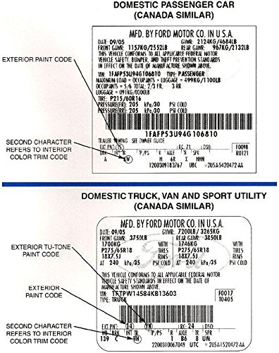 Genuine Ford Motorcraft Touch Up Paint Bottle 7210 Grabber Blue CI & Clear Coat