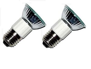 package of 2 light bulbs, z0b0011 50w jdr e27 75mm range hood appliance lamps