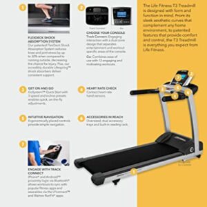 Life Fitness T3 Treadmill with Track Connect Console