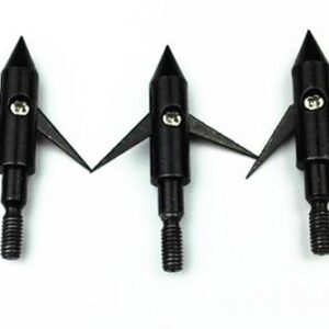 GPP 3PK 150gr Black Hunting 2 Blades Broadheads Arrowhead Bowfishing Arrow Tips