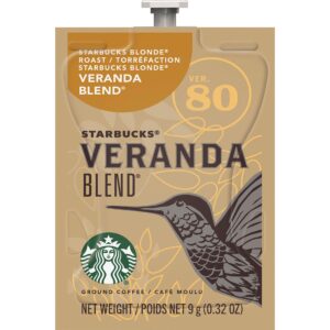 starbucks, mdksx01, veranda blend freshpack, 80 / carton