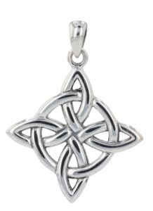 jewelry trends sterling silver celtic good luck knot pendant