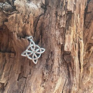 Jewelry Trends Sterling Silver Celtic Good Luck Knot Pendant