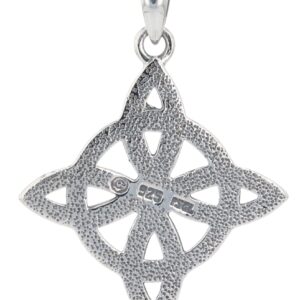 Jewelry Trends Sterling Silver Celtic Good Luck Knot Pendant