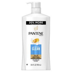 pantene pro-v classic clean 2in1 shampoo & conditioner, 30.4 fl oz (packaging may vary)