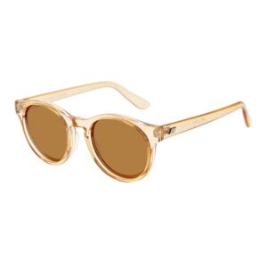 le specs women's hey macarena polarized sunglasses, blonde/brown mono, one size