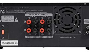 Technical Pro MM2000BT Powered Bluetooth Karaoke Mixer Amplifier Amp SD, USB