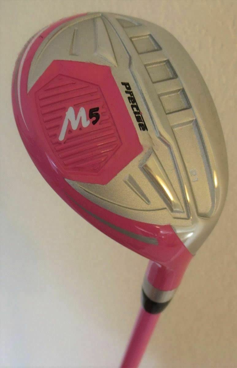 Ladies Complete Golf Club Set Driver, Fairway Wood, Hybrid, Irons, Putter & Womens Bag Pink