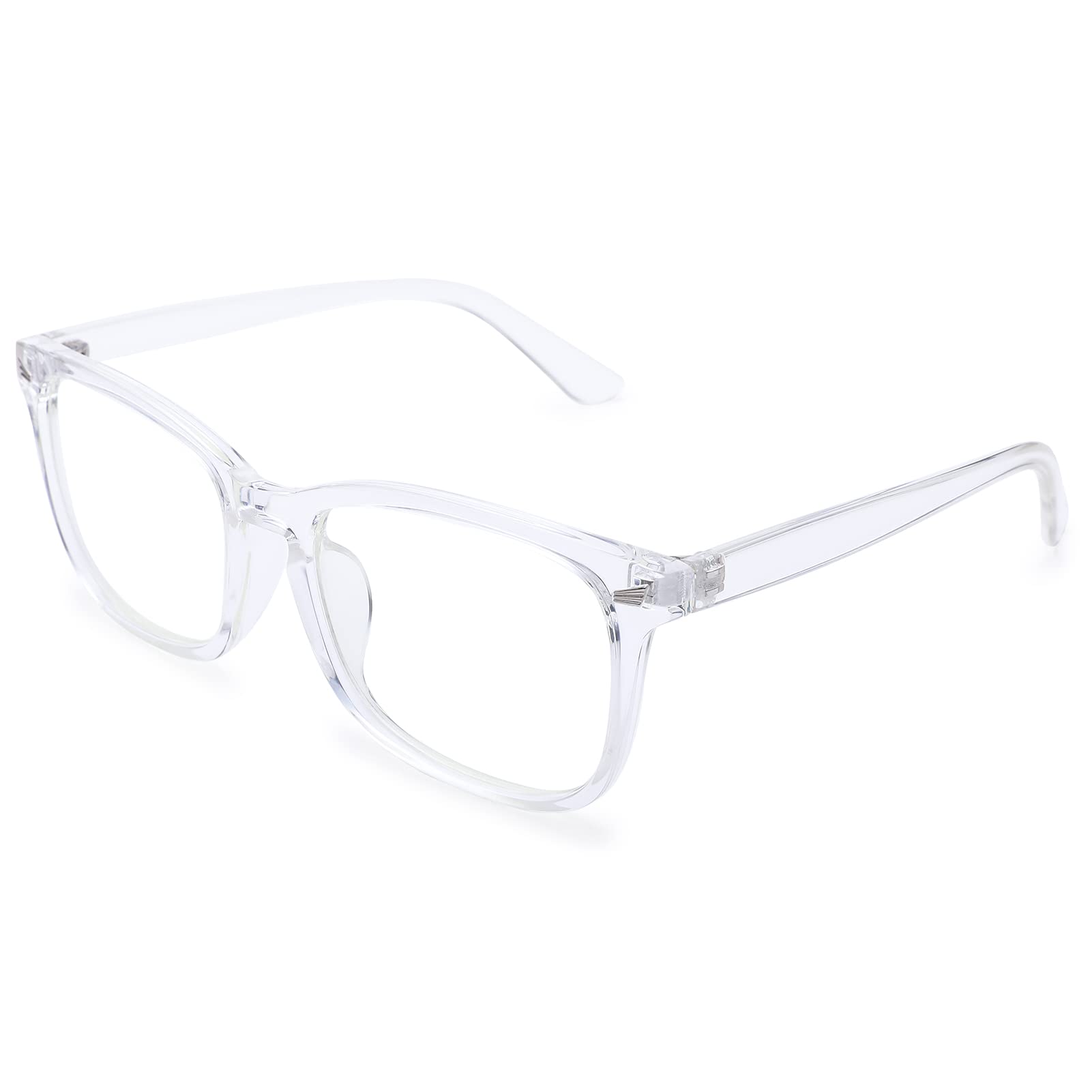 Pro Acme Non-prescription Glasses Frame Clear Lens Eyeglasses (Transparent)