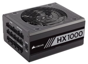 corsair hx series, hx1000, 1000 watt, fully modular power supply, 80+ platinum certified, cp-9020139-na