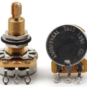 CTS TAOT CUSTOM 525K LONG Shaft Potentiometers - 5% Tolerance (All Pots Meter 500K-550K) - Set of 4 (4X)