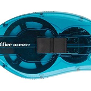 Office Depot® - Correction Fluid - Correction Tape Slide - 7.5" x 3.95" x 1" - White - PK of 2