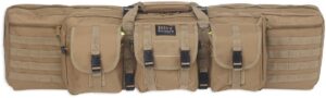 bulldog cases tactical double rifle case, 43", tan