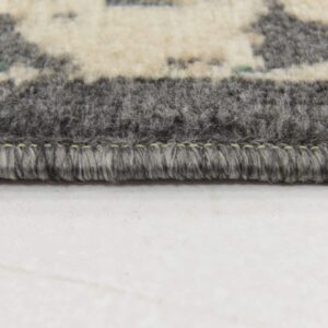 Unique Loom Tuareg Collection Vintage Distressed Traditional Area Rug (9' 0 x 12' 0 Rectangular, Gray/ Beige)