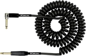 kirlin cable instrument-cables, 1/4" mono plug, metallic black, 30ft (ipk-222bfgl-30/bke)