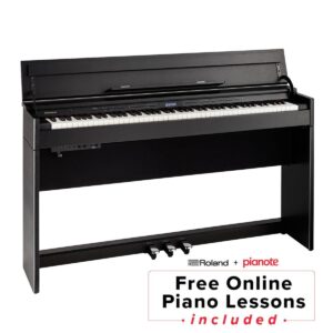 Roland DP-603 88-key Digital Piano with Authentic Grand Piano Touch and Bluetooth, Contemporary Black