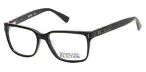 kenneth cole kc0786 eyeglass frames - matte black frame, 53 mm lens diameter kc078653002