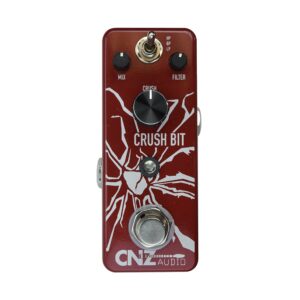 cnz audio crush bit guitar effects pedal, true bypass