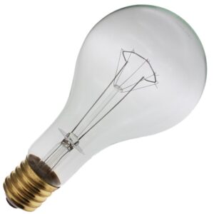 Industrial Performance 300PS35/CL 130V, 300 Watt, PS35, Mogul Screw (E39) Base Light Bulb (4 Bulbs)