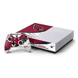 skinit decal gaming skin compatible with xbox one s console and controller bundle - officially licensed nfl arizona cardinals design