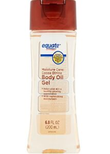 equate moisture care cocoa divine body oil gel, 6.8 fl oz (pack of 2)