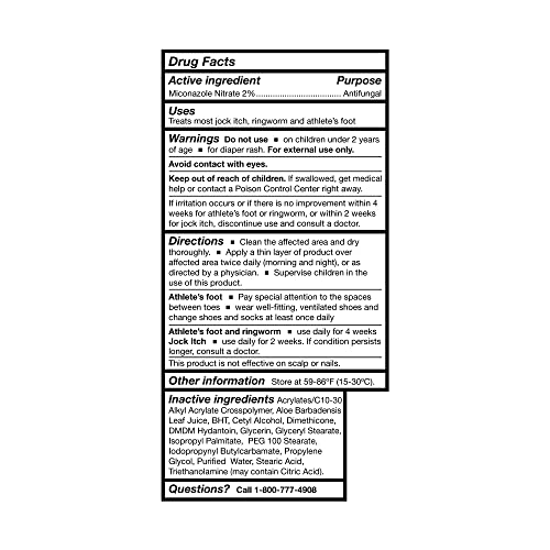 McKesson 2% Miconazole Nitrate 4 Oz Tube