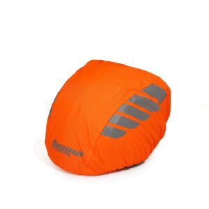 tucool racing night visual waterproof windproof bike bicycle helmet cover cycling rain cover (fluorescent orange)