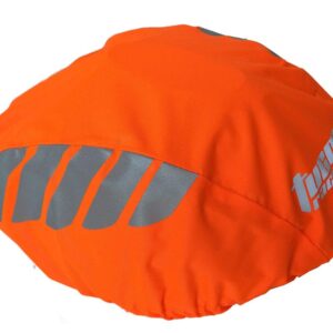 Tucool Racing Night Visual Waterproof Windproof Bike Bicycle Helmet Cover Cycling Rain Cover (Fluorescent Orange)