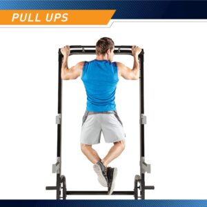 Marcy Olympic Cage Home Gym System – Multifunction Squat Rack, Customizable Training Station SM-8117