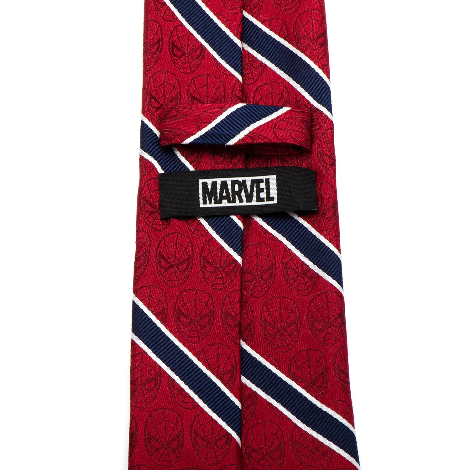 Cufflinks Inc. Spider-Man Red and Navy Stripe Men's Tie