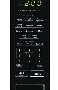 SHARP Black Carousel Cu. Ft. 1000W Countertop Microwave Oven (ISTA 6 Packaging), 1.1 Cubic Foot, 1000 Watts