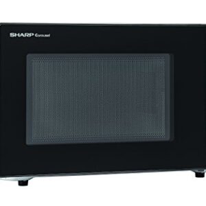 SHARP Black Carousel Cu. Ft. 1000W Countertop Microwave Oven (ISTA 6 Packaging), 1.1 Cubic Foot, 1000 Watts