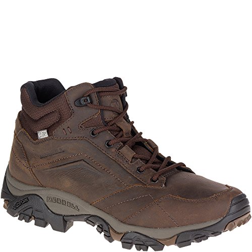 Merrell Men's Moab Adventure Mid Waterproof Hiking Boot, Dark Earth 8.5 Wide