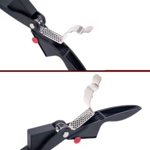 Starfrit Garlic Press with Scraper, Silver/Black