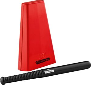 meinl percussion meinl vivarhythm vr-hcb-r red handheld cowbell with beater