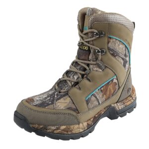 northside womens woodbury 800 hunting shoes, stone/aqua, 8.5 us