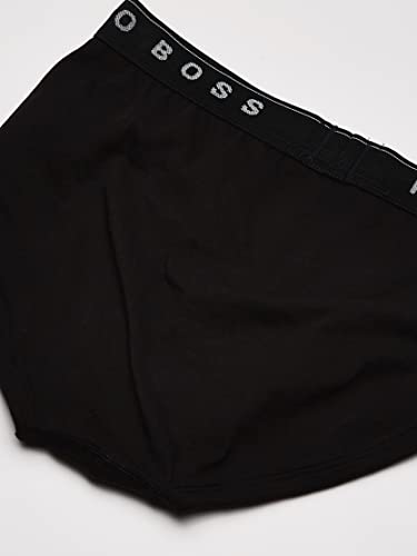 Hugo Boss Men's 3-Pack Traditional Cotton Briefs, New Black, Medium