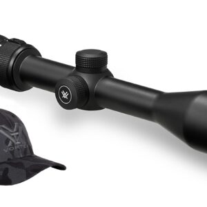 Vortex Optics Diamondback 4-12x40 Second Focal Plane Riflescope - Dead-Hold BDC Reticle (MOA) with Vortex Hat