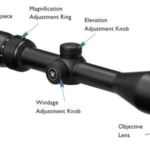 Vortex Optics Diamondback 4-12x40 Second Focal Plane Riflescope - Dead-Hold BDC Reticle (MOA) with Vortex Hat