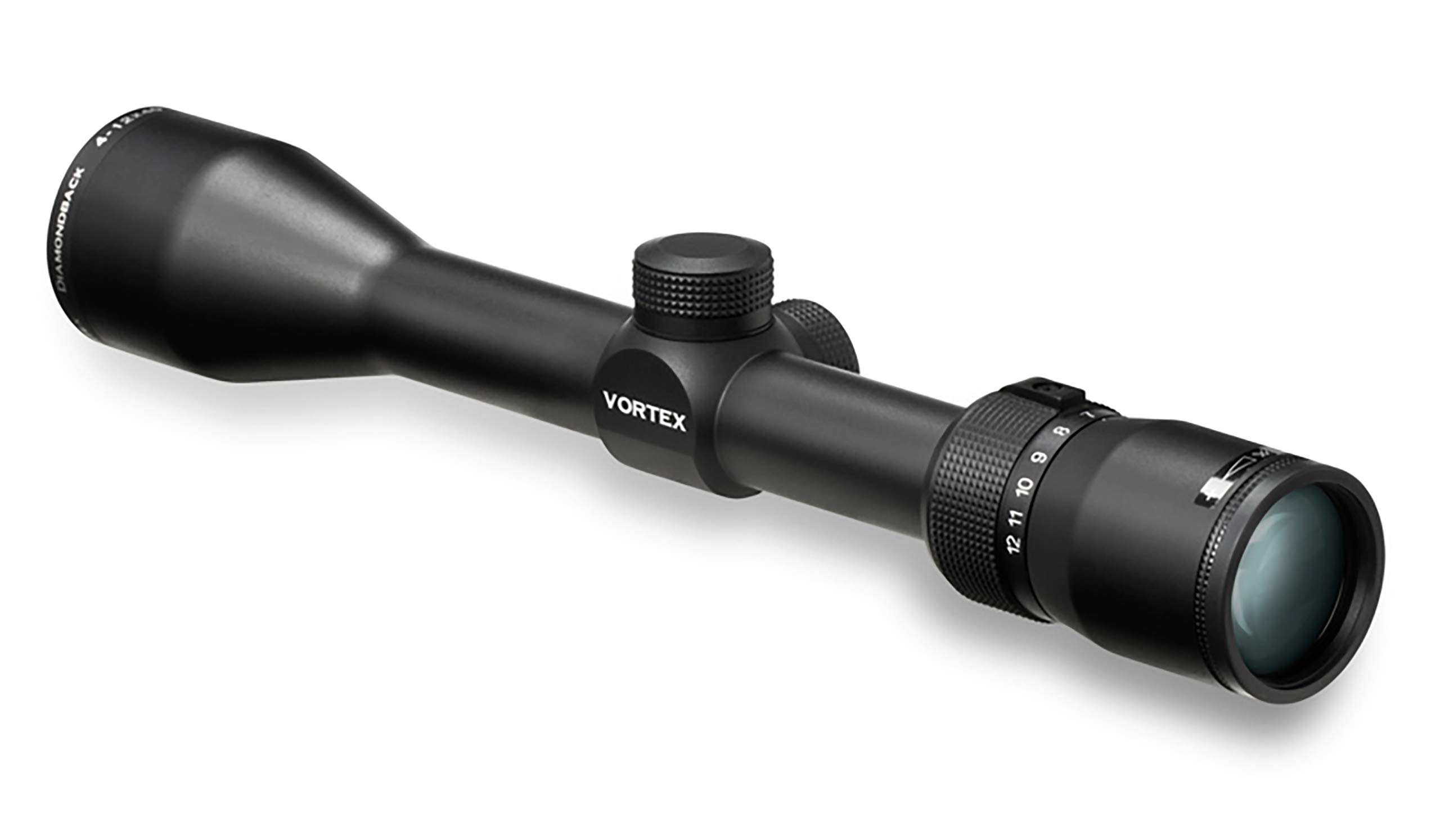 Vortex Optics Diamondback 4-12x40 Second Focal Plane Riflescope - Dead-Hold BDC Reticle (MOA) with Vortex Hat