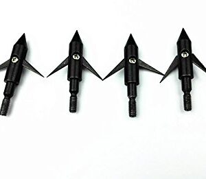 GPP 6PK 150gr Black Hunting 2 Blades Broadheads Arrowhead Bowfishing Arrow Tips