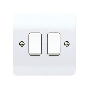 MK (ELECTRIC) - Logic Plus 2 Gang 2 Way Light Switch